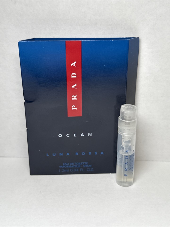 OCEAN LUNA ROSSA by Prada Eau de Toilette Carded Sample for MEN .04oz/1 ...