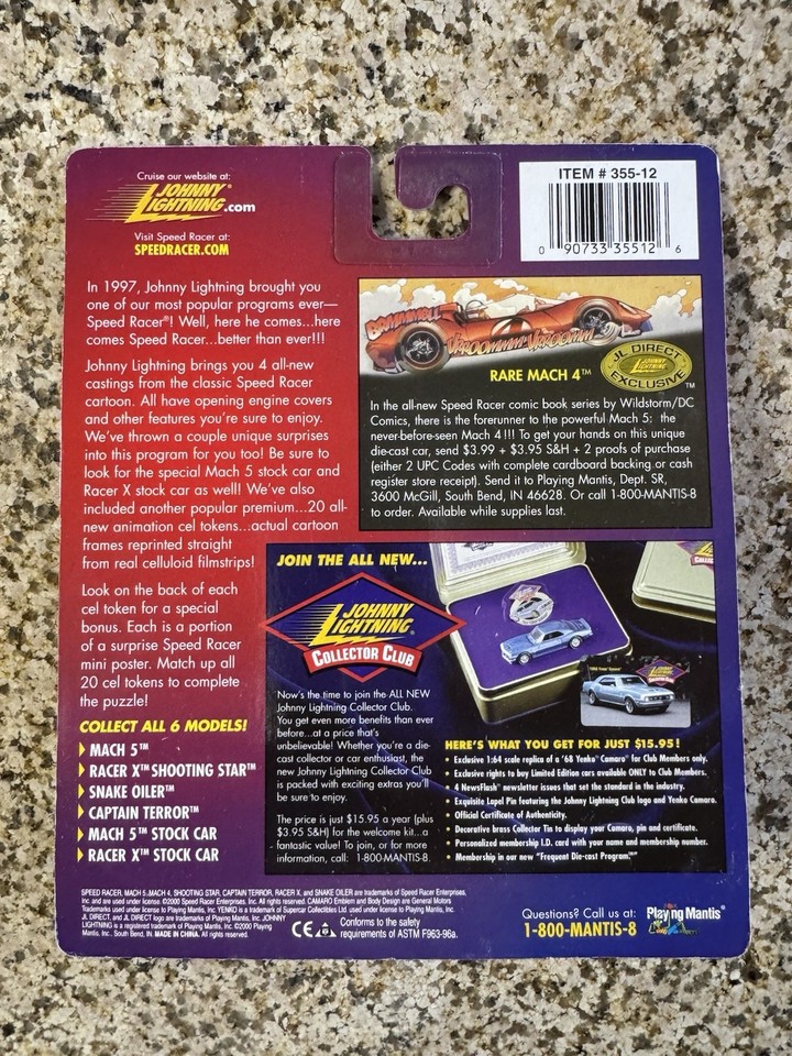 Johnny Lightning Speed Racer 2000 VW Bus Team Racer X (1 Of 5000) 1:64 ...