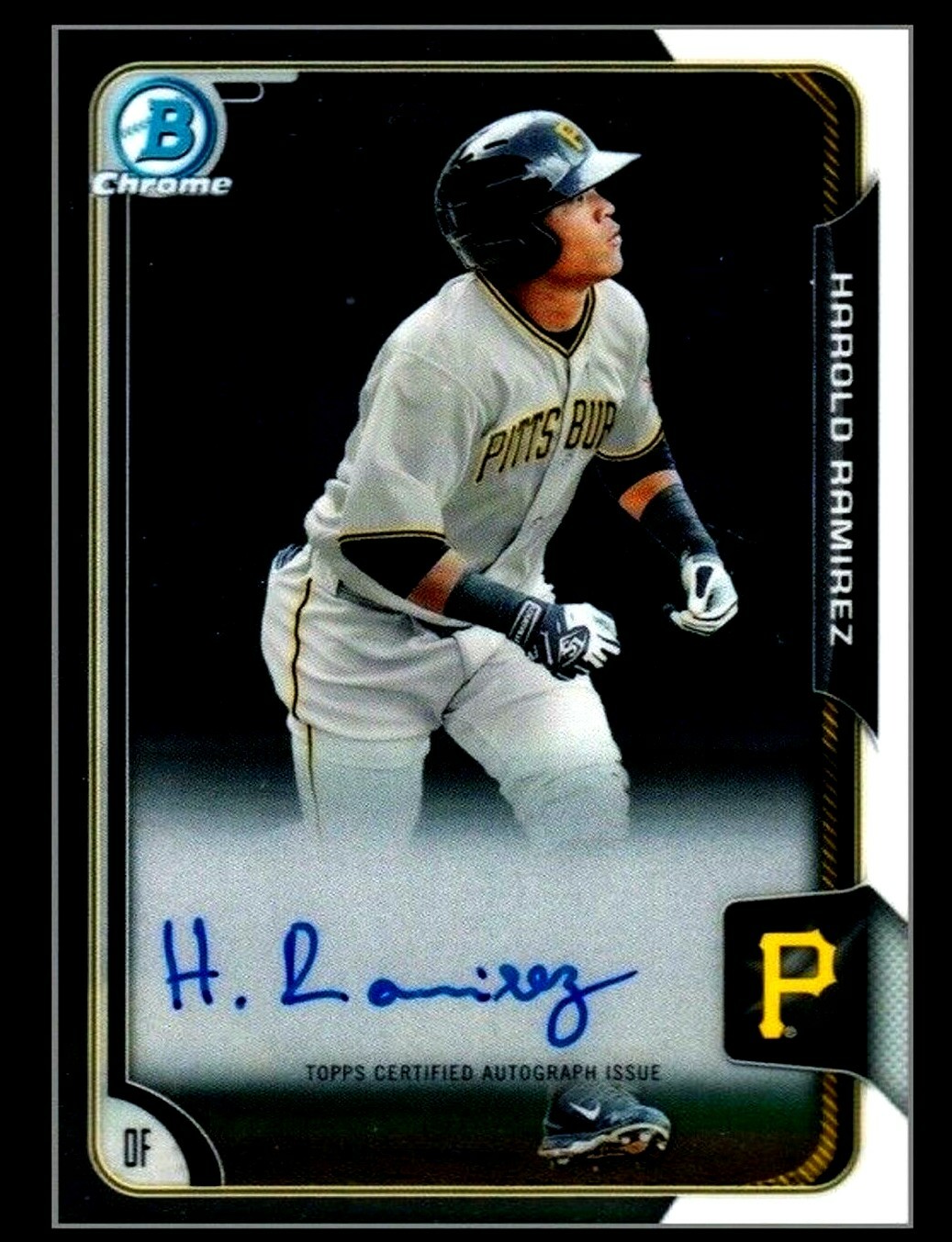 Harold Ramirez RC 2015 Bowman Chrome Rookie Autograph Auto Card!Blue ...