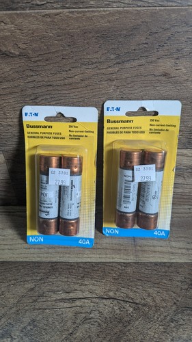 Lot of 4 Bussmann NON 40 AMP Fuses | eBay