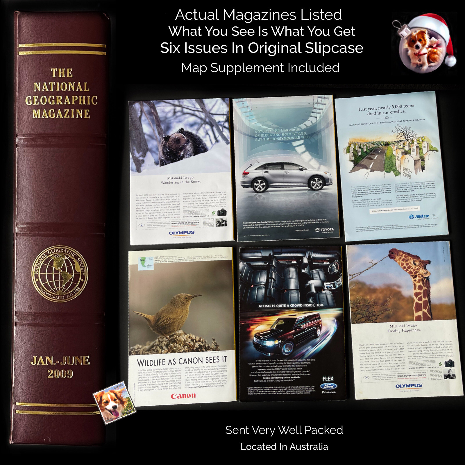 National Geographic Magazines January To June 2009 In Original Slipcase ...