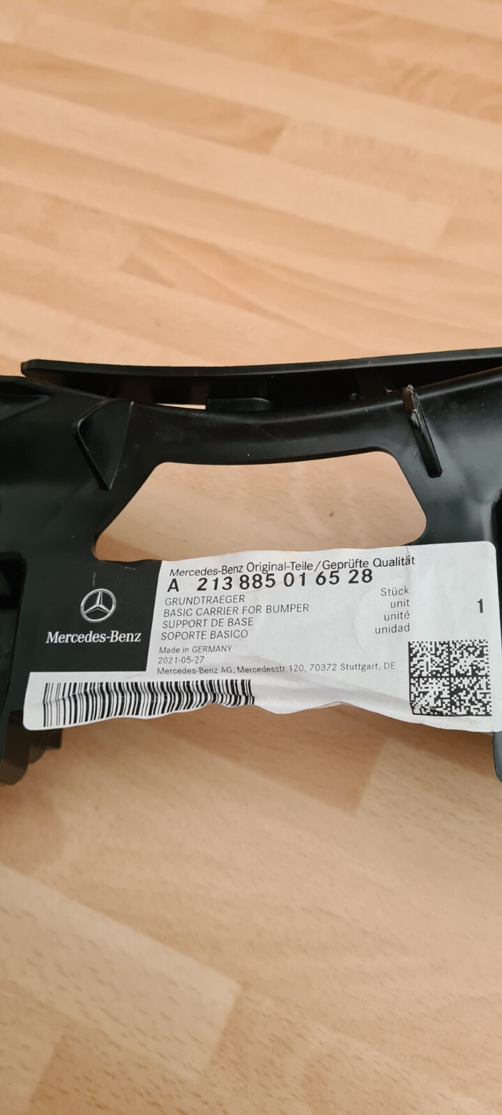 Mercedes-Benz E W213 Rear Right Bumper Mounting A2138850165 Genuine for ...