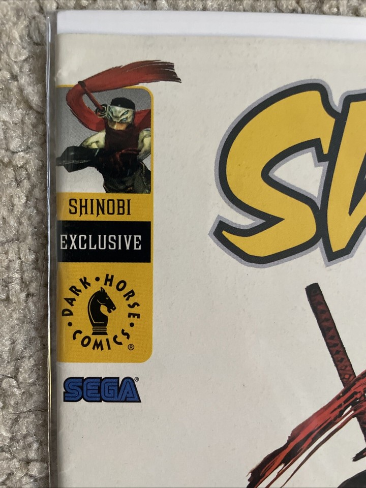 Shinobi 1 Sega Exclusive Cover 1st App 2002 Dark Horse Video Game Comic ...