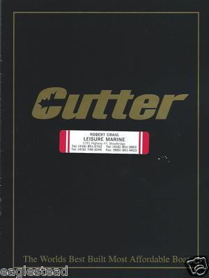 Boat Brochure - Cutter - XLE Craze Product Line Overview (SH05) | eBay