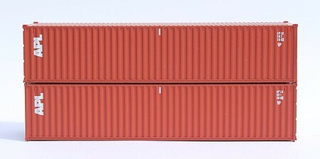 Jacksonville Terminal Co 405302 N Scale APL 40' Container (2 Pk) | eBay