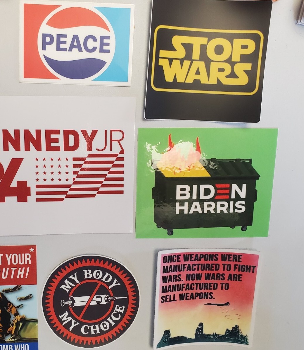 RFK JR BUMPER STICKERS VARIETY PACK (7) PRO PEACE ️ ANTI WAR ANTI VAXX ...