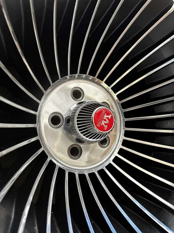 (1) 15x10 WESTERN TURBINE WHEELS 5ON4 1/2 FORD MOPAR VAN 30- SPOKE MAG ...