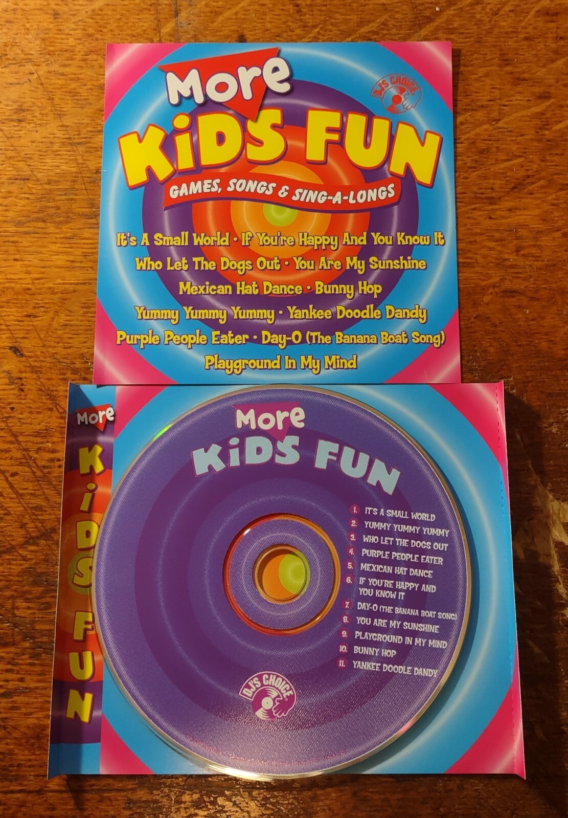 More Kids Fun by DJ's Choice (CD, Apr-2003) Good NO CASE 790617123826 ...