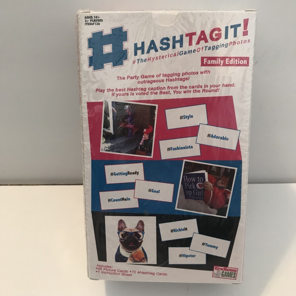 #HashTag It! Game Family Edition The Hysterical Game Of Tagging Photos ...