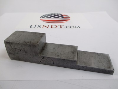3-Step 1018 Steel Calibration Block Standard Olympus Ultrasonic Flaw ...