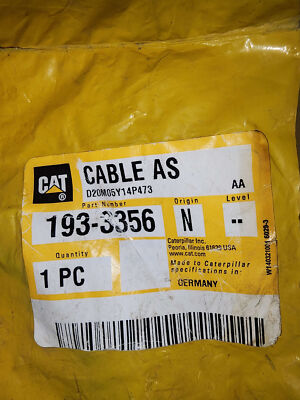 193-3356 Cable Assembly Caterpillar CAT 1933356 | eBay