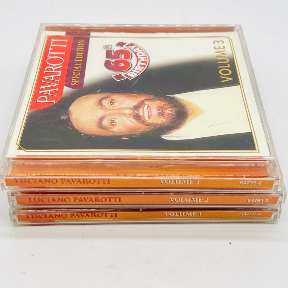 Luciano Pavarotti Special Edition 65th Birthday (CD, 3-Disc Set, 1999 ...