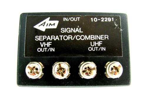 NEW Signal Separator Combiner Splitter UHF/VHF 75 - 300 Ohm ...