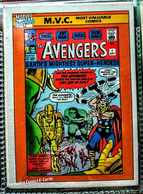 Avengers #1 1990 Marvel Universe #130 MVC Most Valuable Comics Card | eBay
