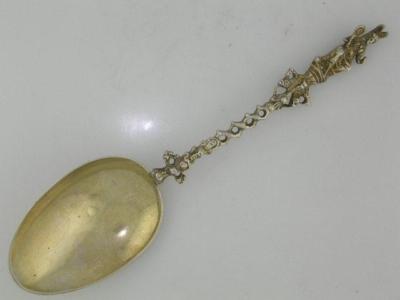 Dutch or Hanau Silver Large Ornamental Spoon figural ~ hallmarked | eBay