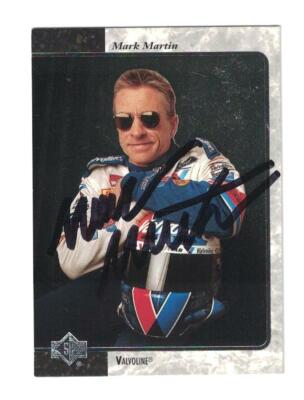 Mark Martin Signed Autographed 1996 Upper Deck SP Card Stock Car NASCAR ...