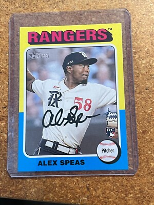 2024 Topps Heritage Baseball # 274 Alex Speas RC | eBay