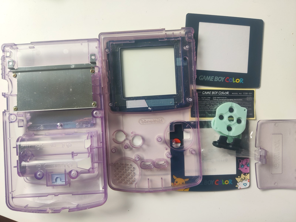 Original Nintendo Game Boy Color Atomic Purple Shell OEM Housing Case ...