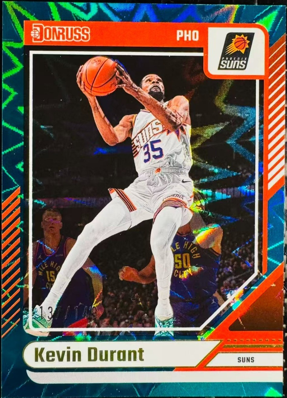 2024-25 Panini Donruss - Kevin Durant #54 Teal Explosion /149 for sale ...
