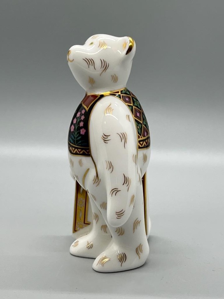 Royal Crown Derby Shopper Miniature Bear Collection Porcelain Figurine ...