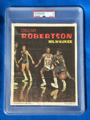 1970-71 Topps Basketball Poster #6 Oscar Robertson PSA 3, Pop 3 -Only 3 ...