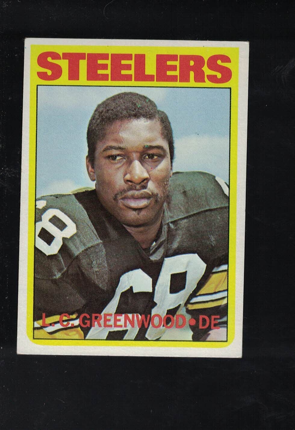 1972 Topps Football L.C. Greenwood Rookie #101 *STEELERS* | eBay