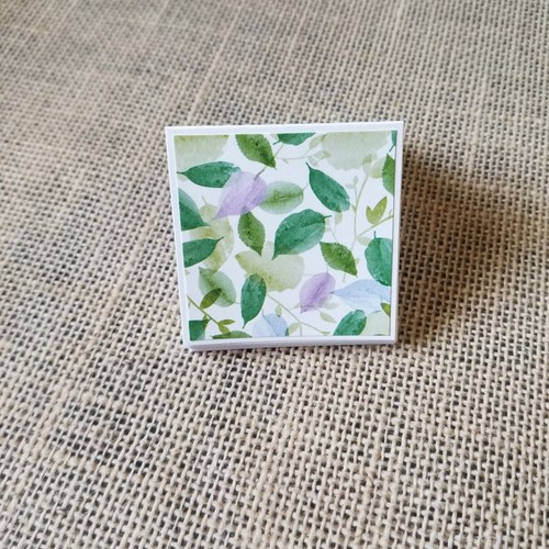 Set of 12 Leaf Vines 2x2 Mini Note Cards Gift Enclosure Place Card | eBay