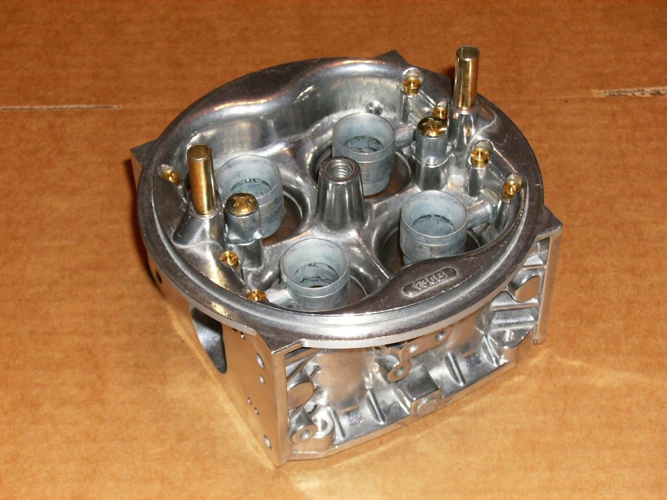 HOLLEY QFT AED 750 HP MAIN BODY POLISHED ALUMINUM ANNULAR BOOSTERS ...