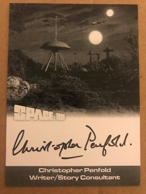 SPACE 1999 SERIES 2: PROOF AUTOGRAPH CARD: CHRISTOPHER PENFOLD WRITER ...