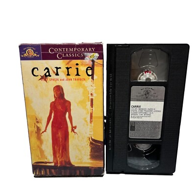 CARRIE VHS Tape 1997, Contemporary Classics - 1976 Movie Stephen King ...