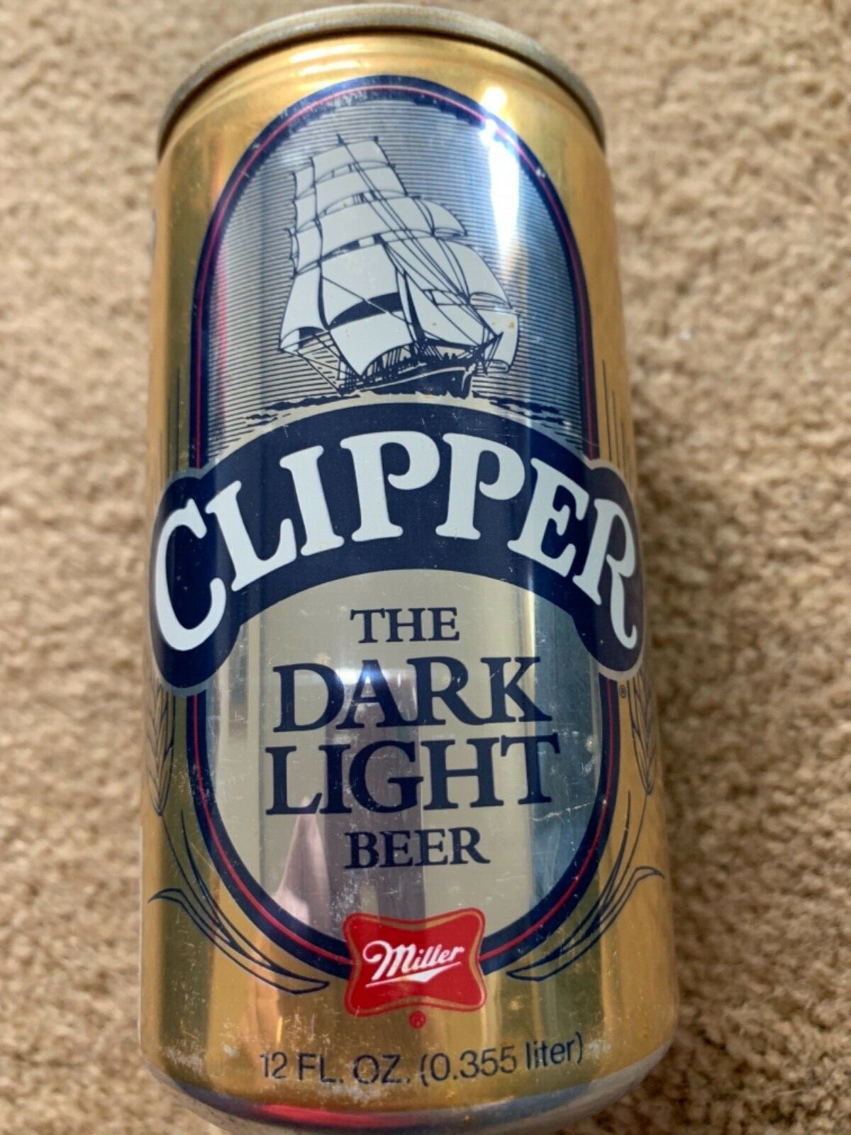 Clipper The Dark Light Miller Aluminum Bottom Opened 12oz Beer Can | eBay