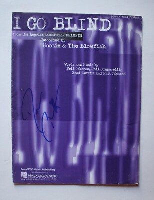 Autographed Hand Signed DARIUS RUCKER Sheet Music "I Go Blind" | eBay