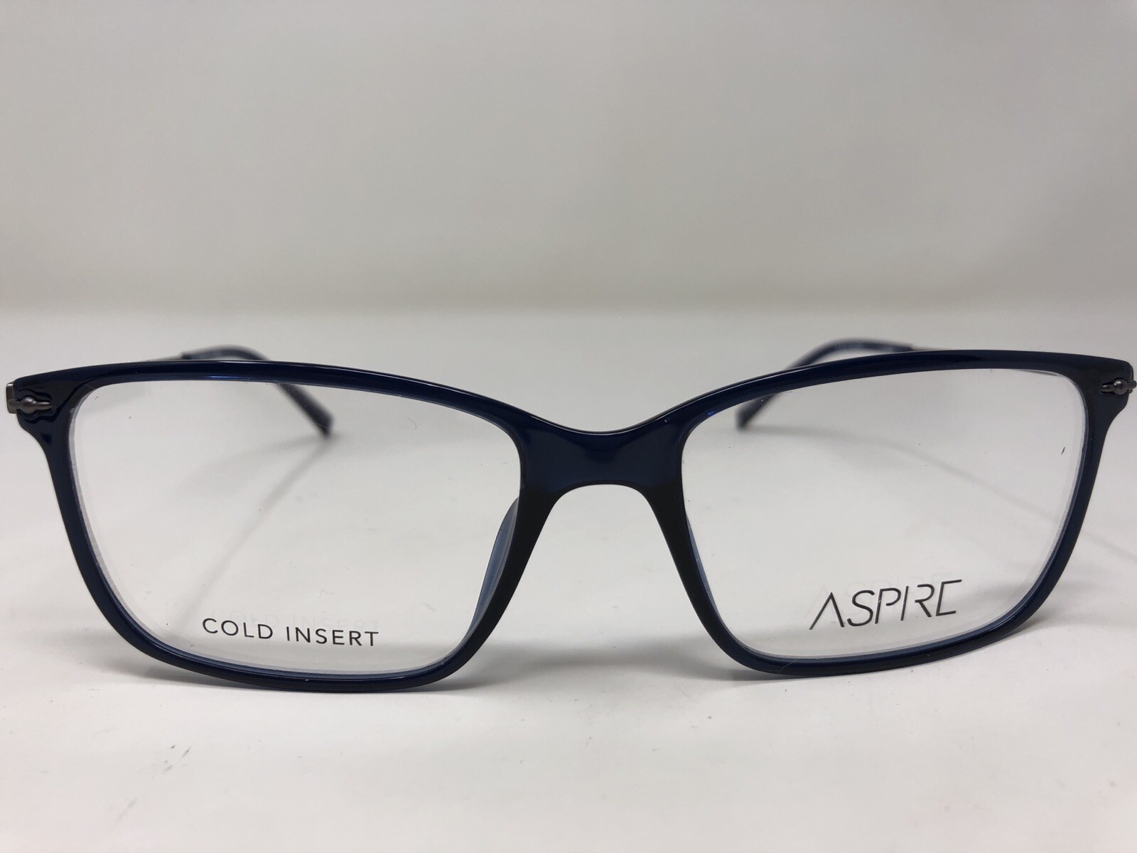 Aspire Eyeglasses Frame COLD INSERT 54-17-145 Navy Blue Full Rim SR08 ...