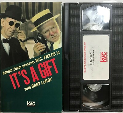 Its a Gift (VHS Tape 1934) W.C. Fields, Baby LeRoy, Kathleen Howard ...