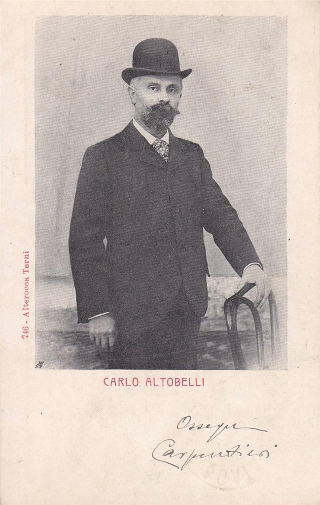 A8133) CARLO ALTOBELLI DA SAN VITO CHIETINO (CHIETI), DEPUTATO ...