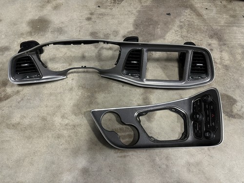 DODGE CHALLENGER SRT HELLCAT 15-23 OEM DASHBOARD DASH CONSOLE BEZEL ...