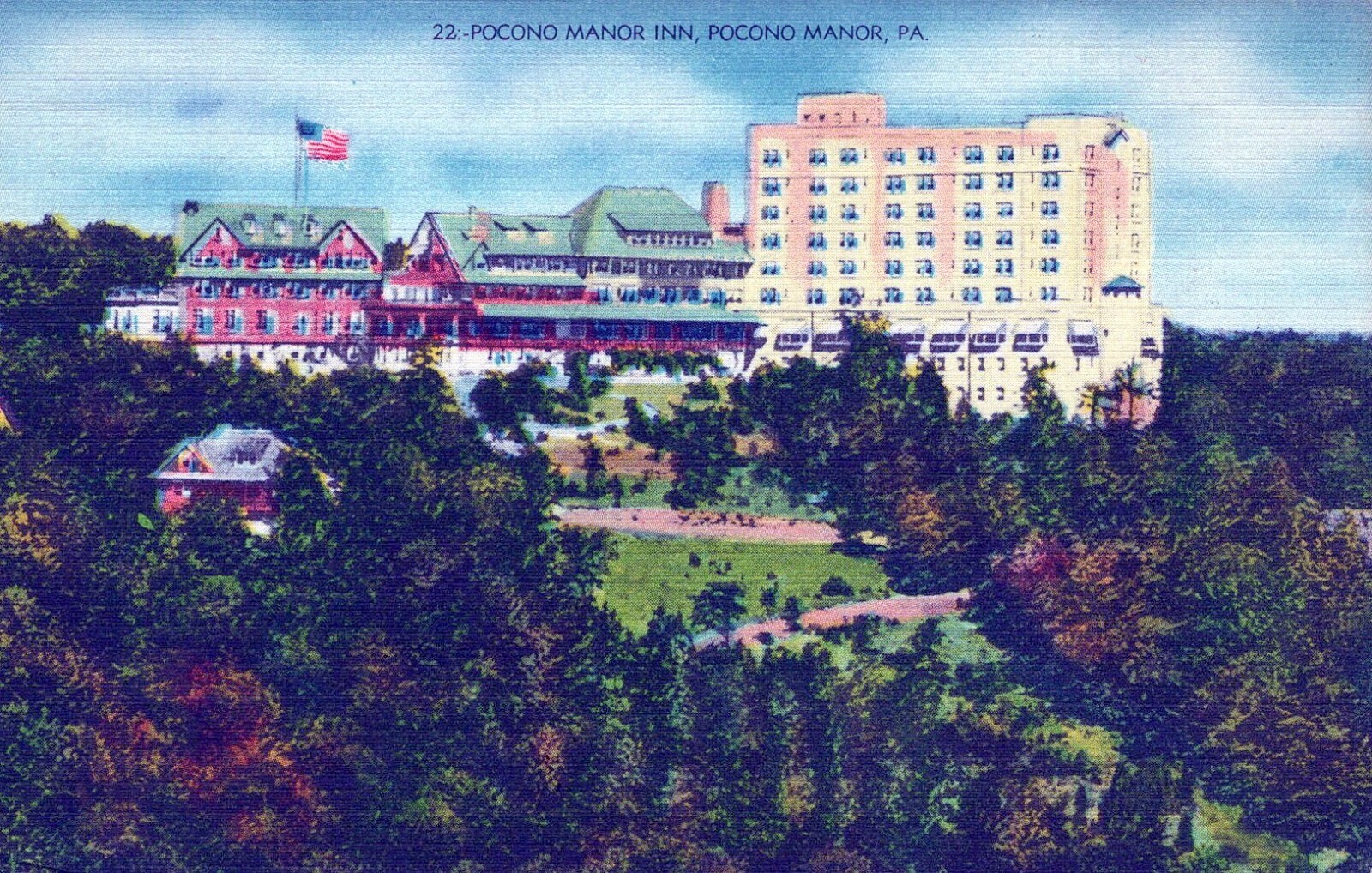 Pocono Manor Inn Pocono Manor Pennsylvania Postcard | eBay