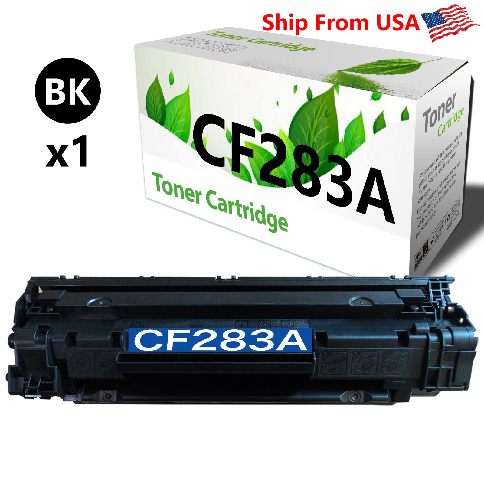 1-Pack CF283A 283A Toner Cartridge 83A for Pro M201n Printer (Black) | eBay