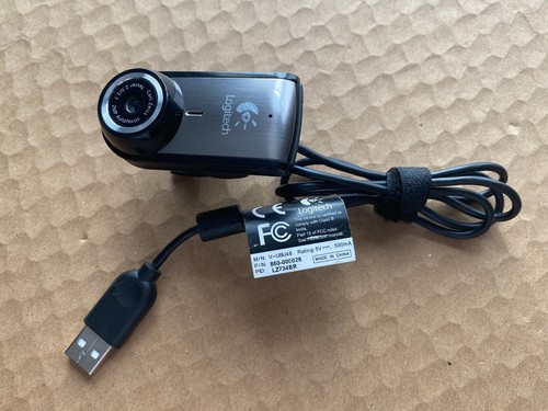 Logitech PC Laptop USB Webcam QuickCam V-UBU48 2MP Carl Zeiss 2.0/3.7 ...