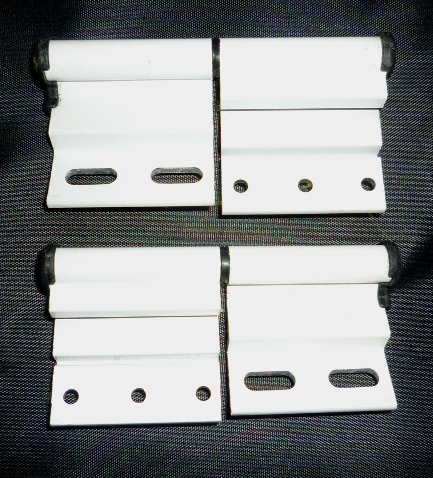 ELLBEE MOTORHOME CARAVAN GAS LOCKER DOOR HINGE HINGES CRANKED WHITE ...