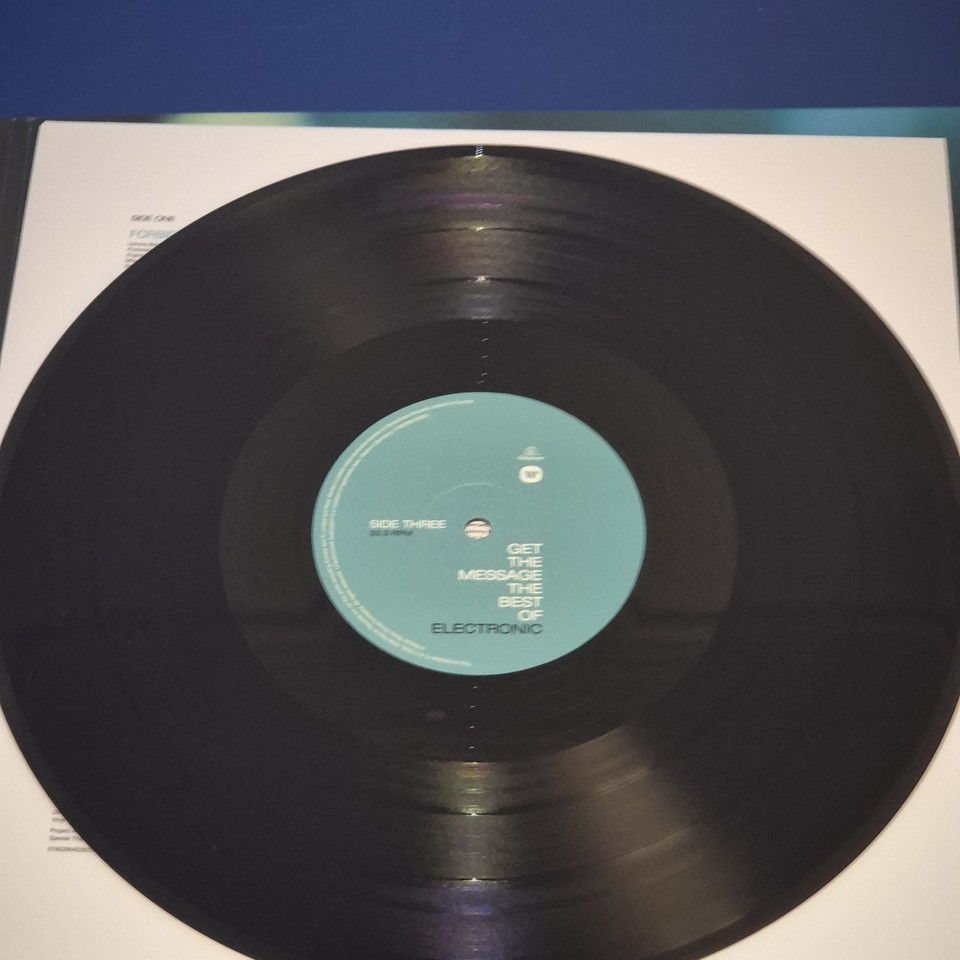 Electronic : Get the Message: The Best of Electronic VINYL 12" Album 2 ...