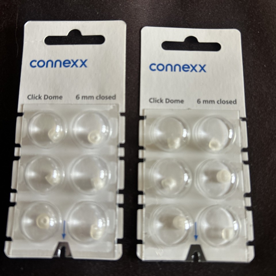 2 Packs Connexx 6mm Closed Click Domes - Signia Rexton Miracle Ear. | eBay