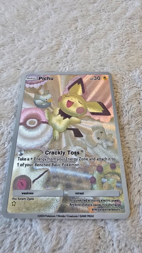NEW ~ ART CARD ~ Pokemon Pocket TCG Pichu Illustration Immersive ...