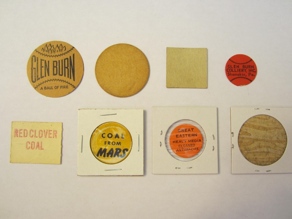 (8) Assorted Coal Mining Scatter Tags | eBay
