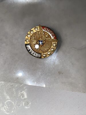 Vintage ORDER of AHEPA 35 Year Lapel Pin 1/10 Gold | eBay