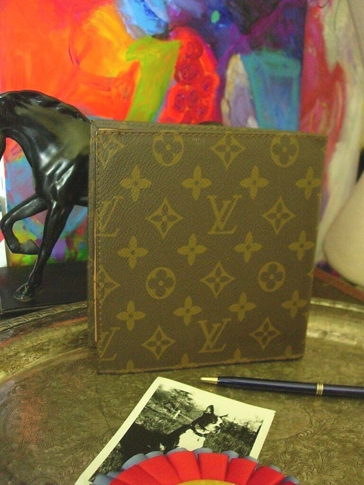 Rare Vintage LOUIS VUITTON Agenda Notebook Cover Portfolio Organizer ...