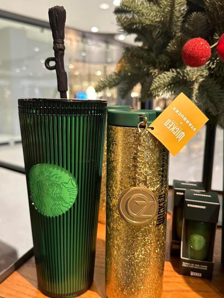 Starbucks Thailand Wicked Movie Cup / Tumbler / Keychain Collection ...