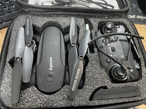 Lopom X11 Black Remote Controlled Smart Foldable Camera Drone | eBay