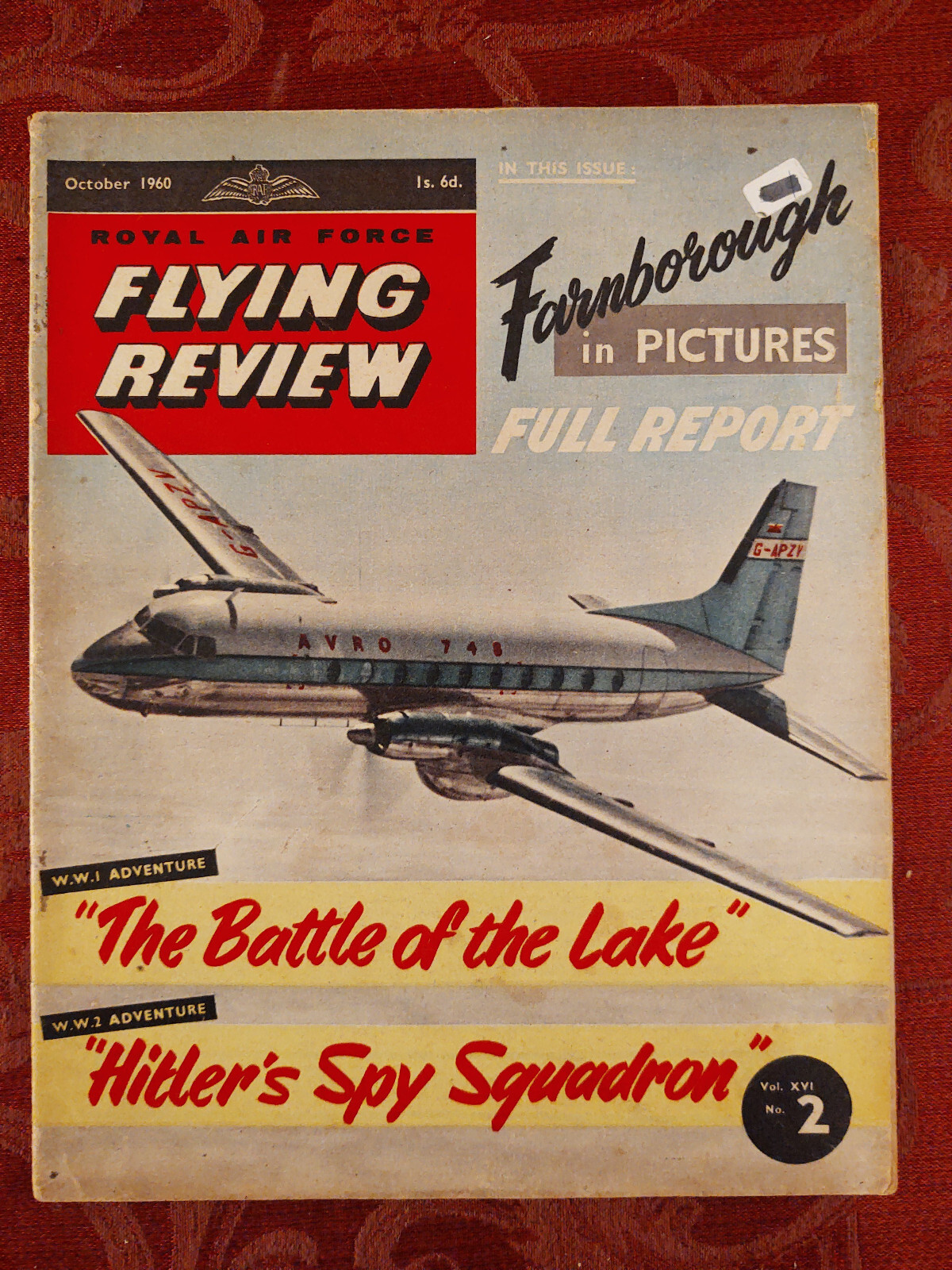 RAF Flying Review Magazine October 1960 Thunderchief YF-105A MACCHI C ...