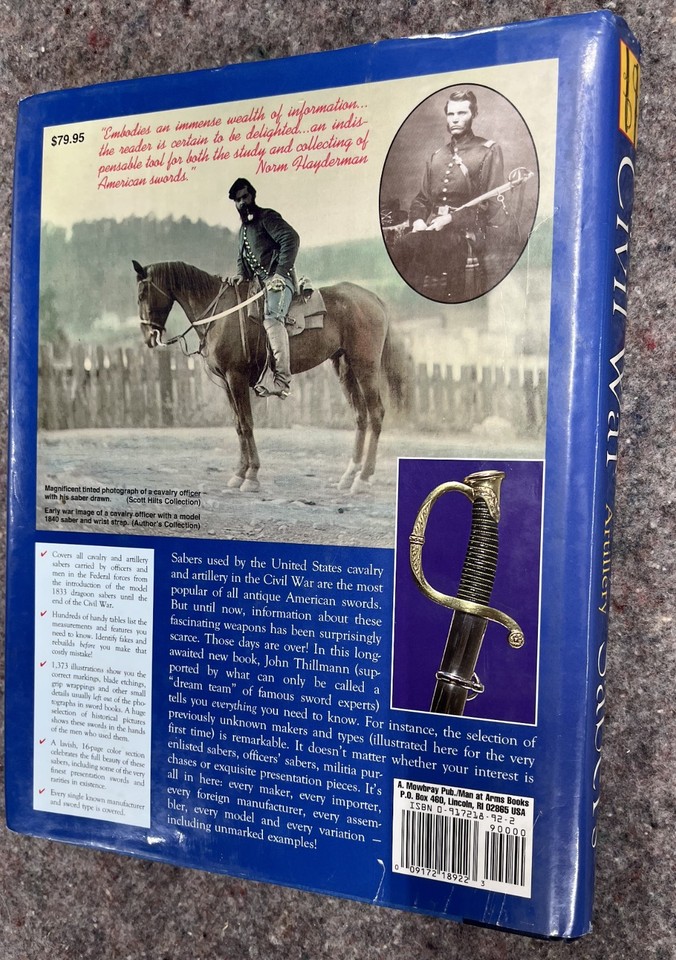 Civil War Cavalry And Artillery Sabers by John H. Thillmann | eBay